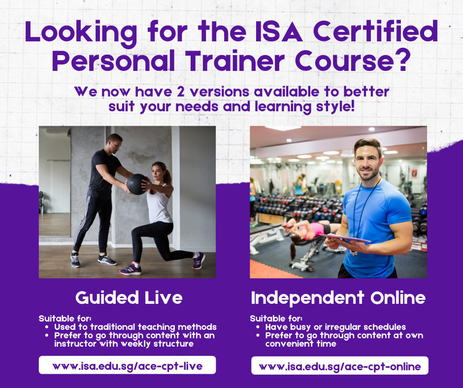 ISA Certified Personal Trainer Course (leading to ACE Certification ...